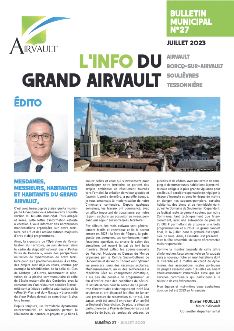 Accueil - Mairie d'Airvault