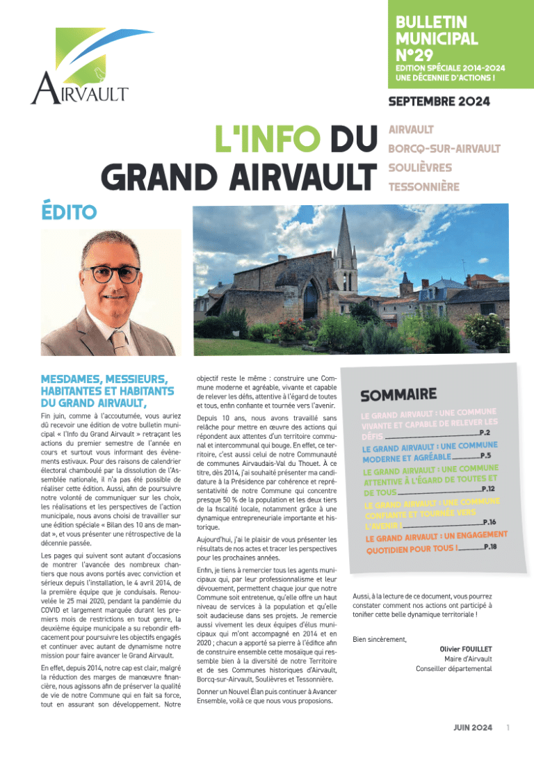 Accueil - Mairie d'Airvault